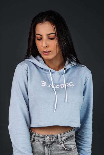 Moletom Cropped Blue Nordic