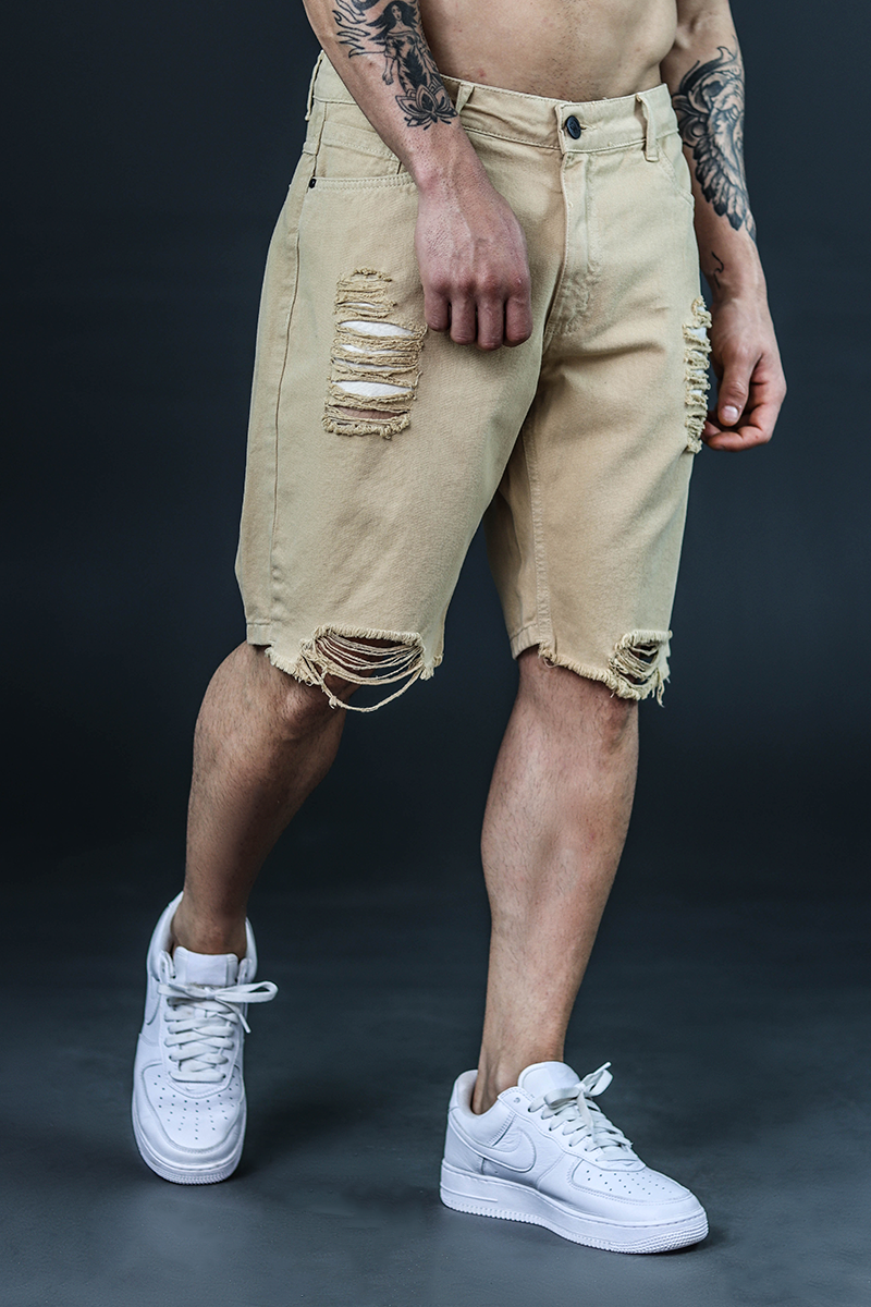 Bermuda Jeans Carved Brow