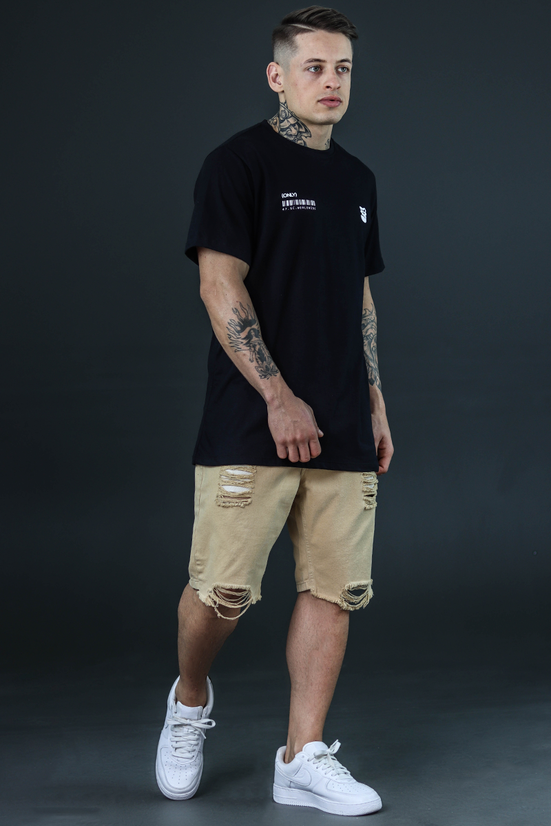 Bermuda Jeans Carved Brow