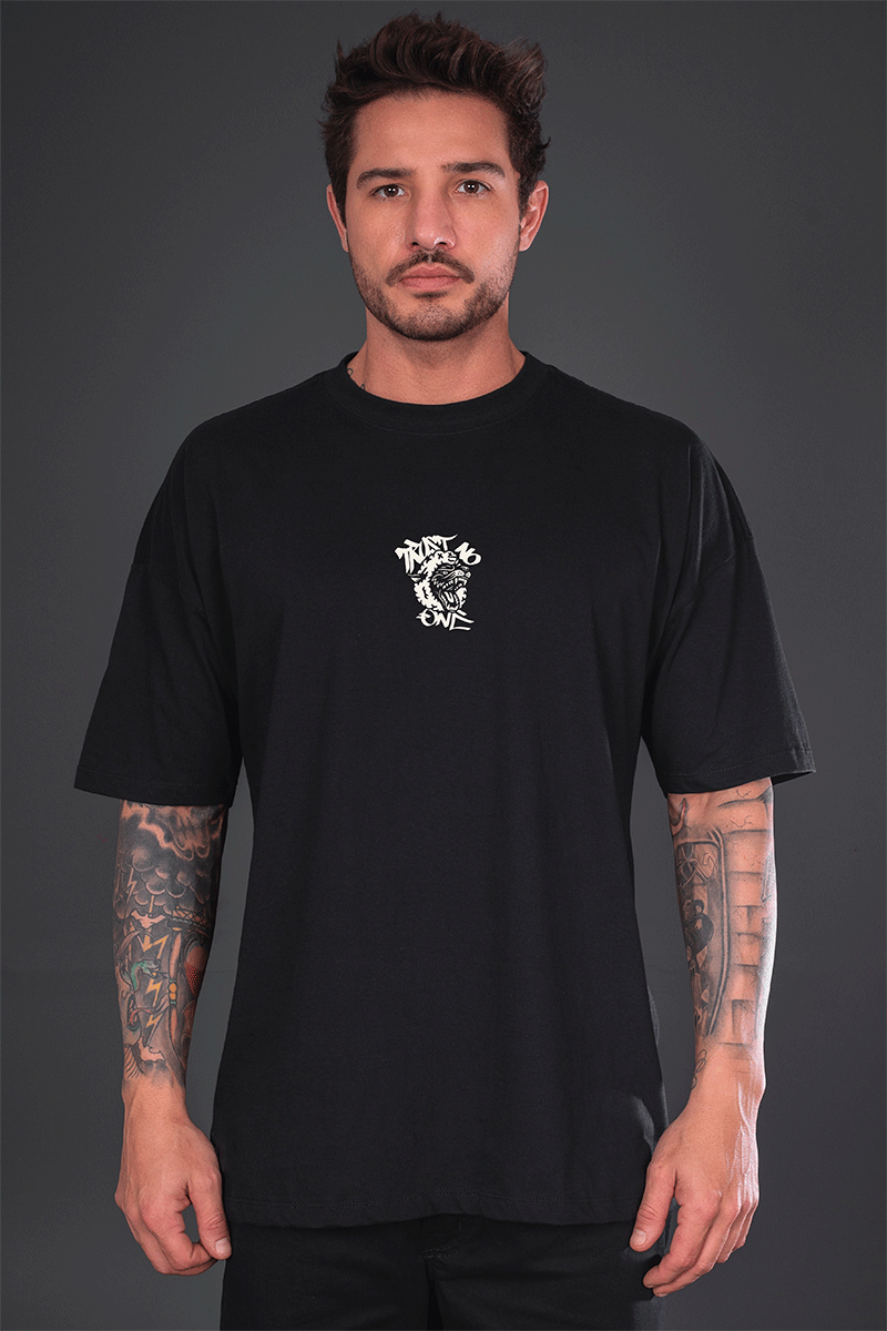 Camiseta Oversized Trust no one